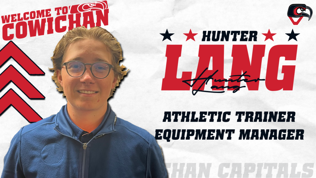 Capitals hire Hunter Lang as Trainer and Equipment Manager | Cowichan Capitals